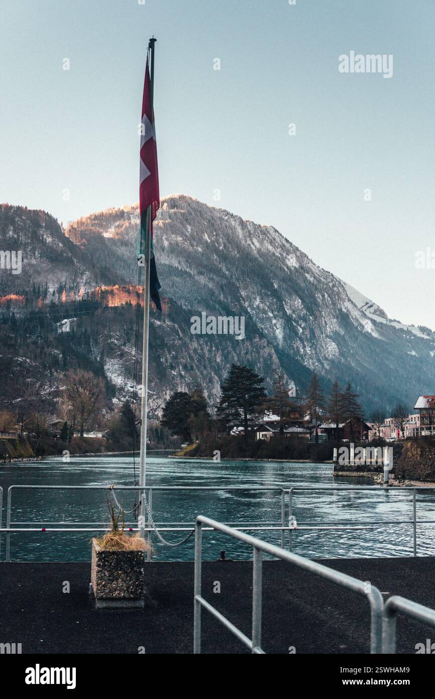 Swiss Winter Travel Stock Photo - Alamy