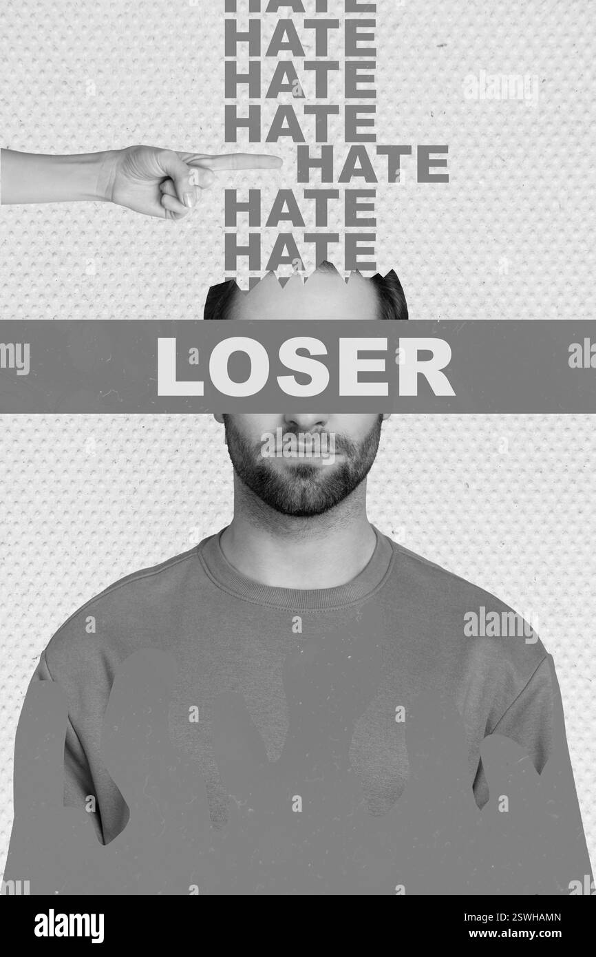 Template art collage people Black and White Stock Photos & Images - Alamy