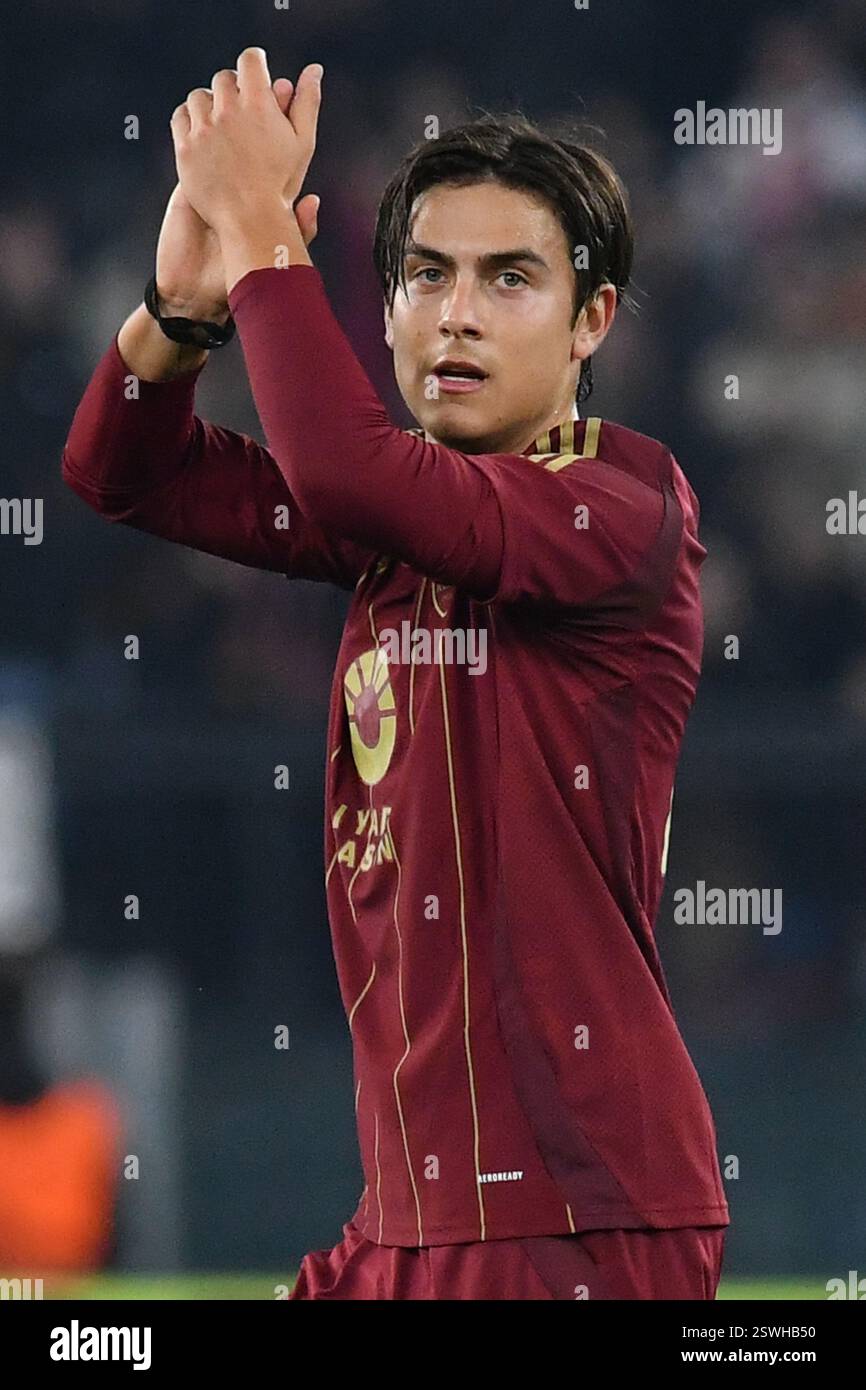 Paulo Dybala of AS Roma during the Europa League Knockout phase play ...