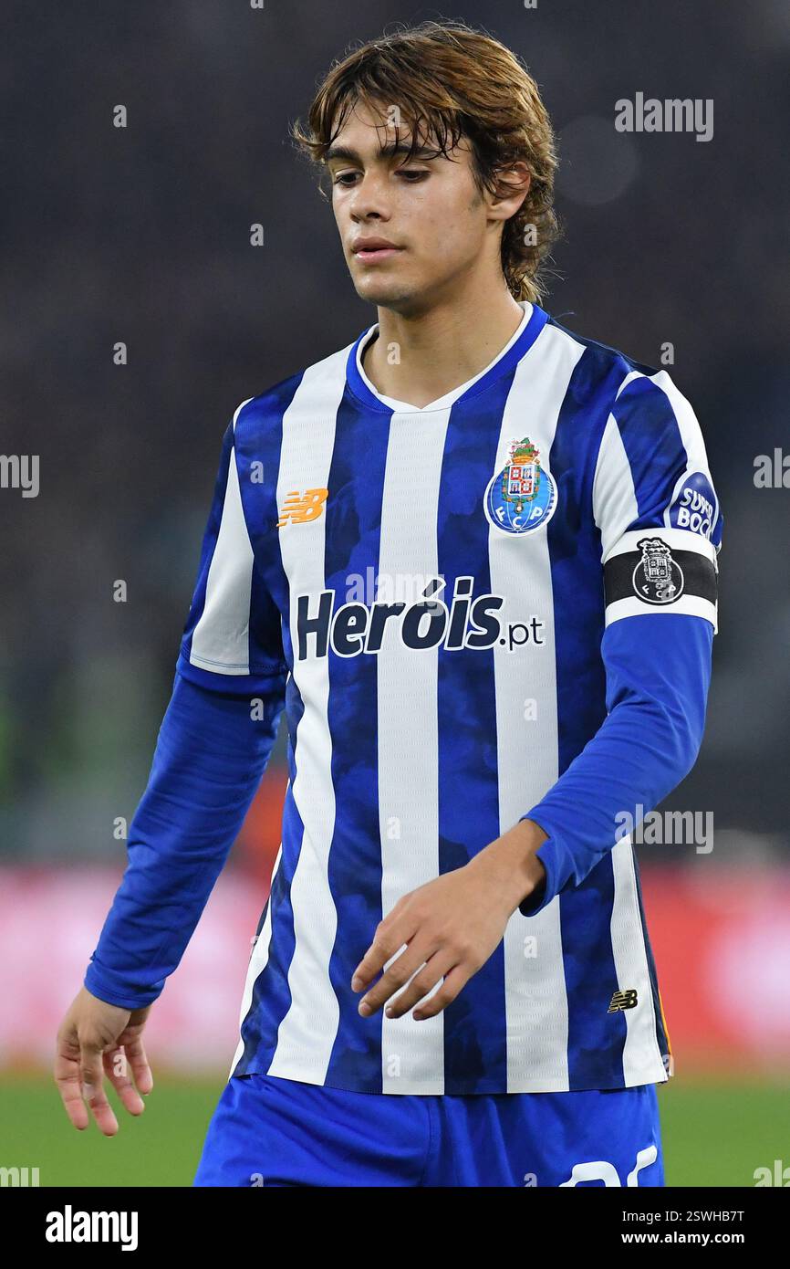 Rome, Lazio. 20th Feb, 2025. Rodrigo Mora of FC Porto during the Europa ...