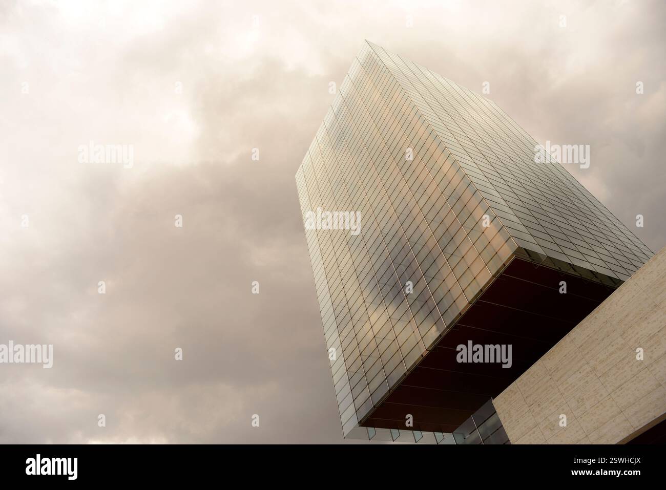 Castelar tower of Madrid, Spain Stock Photo - Alamy
