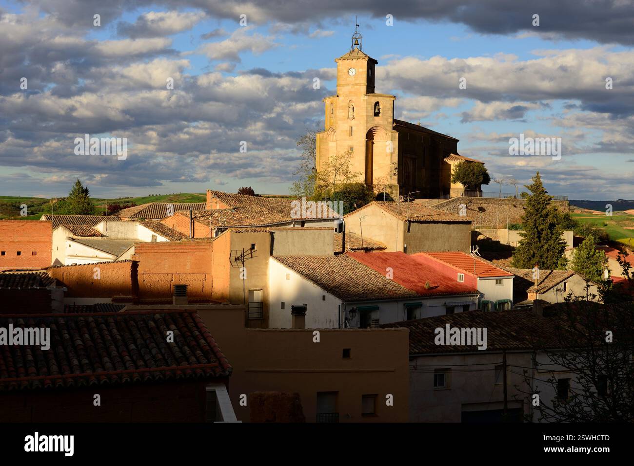 Church of Alarilla, Guadalajara, Spain Stock Photo - Alamy