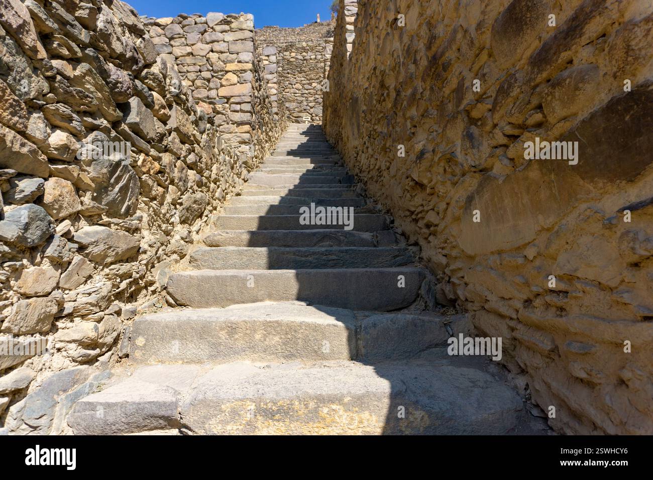 Archaeological site of Ollantaytambo showcasing Inca engineering ...