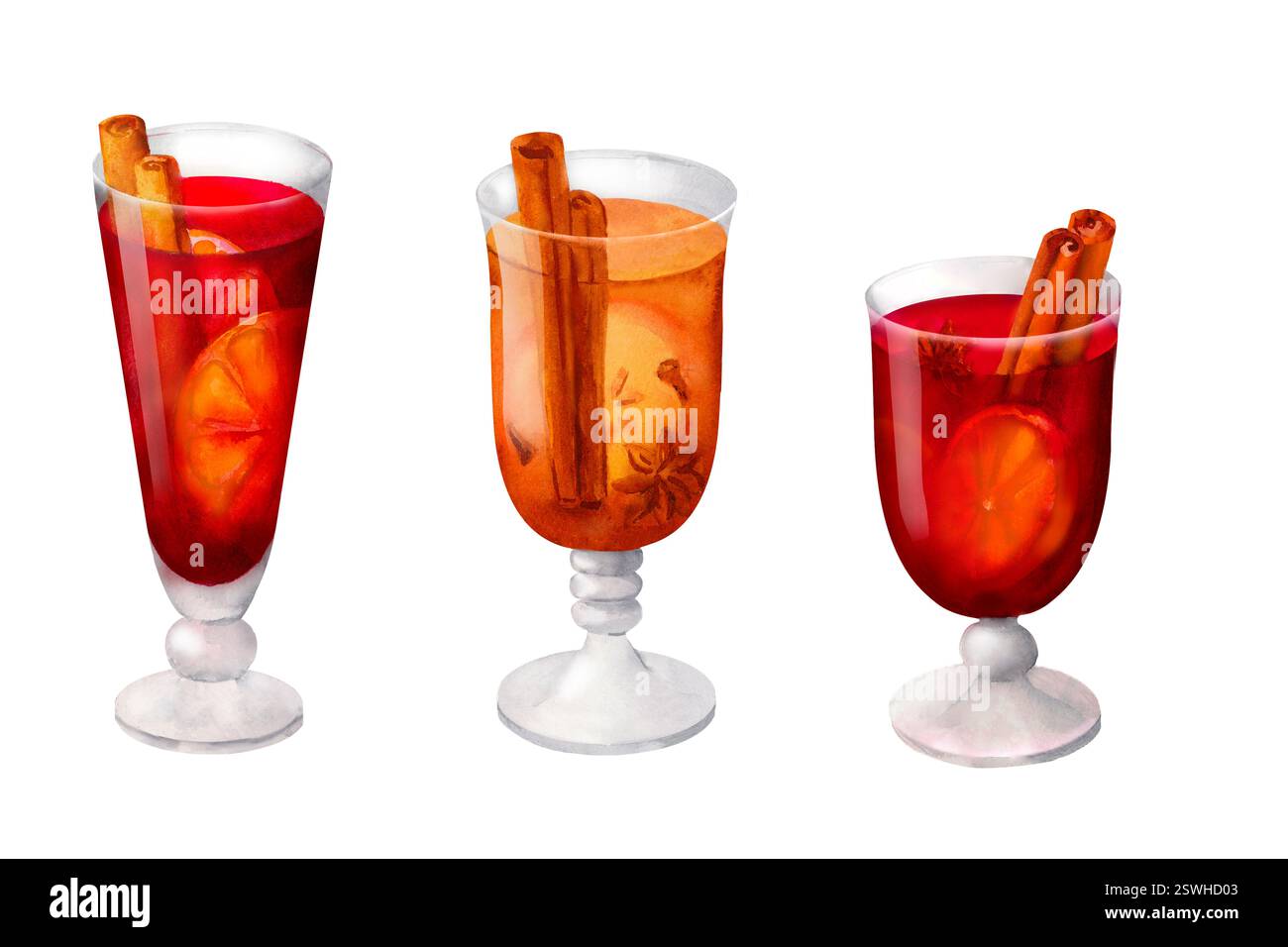 Wine glass from set Cut Out Stock Images & Pictures - Alamy