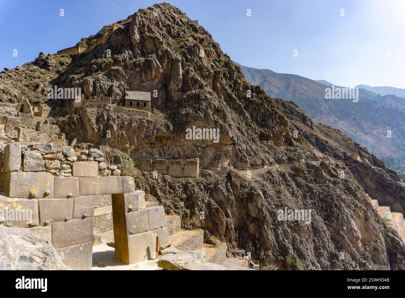 Ollantaytambo an Inca masterpiece featuring terraced landscapes and ...