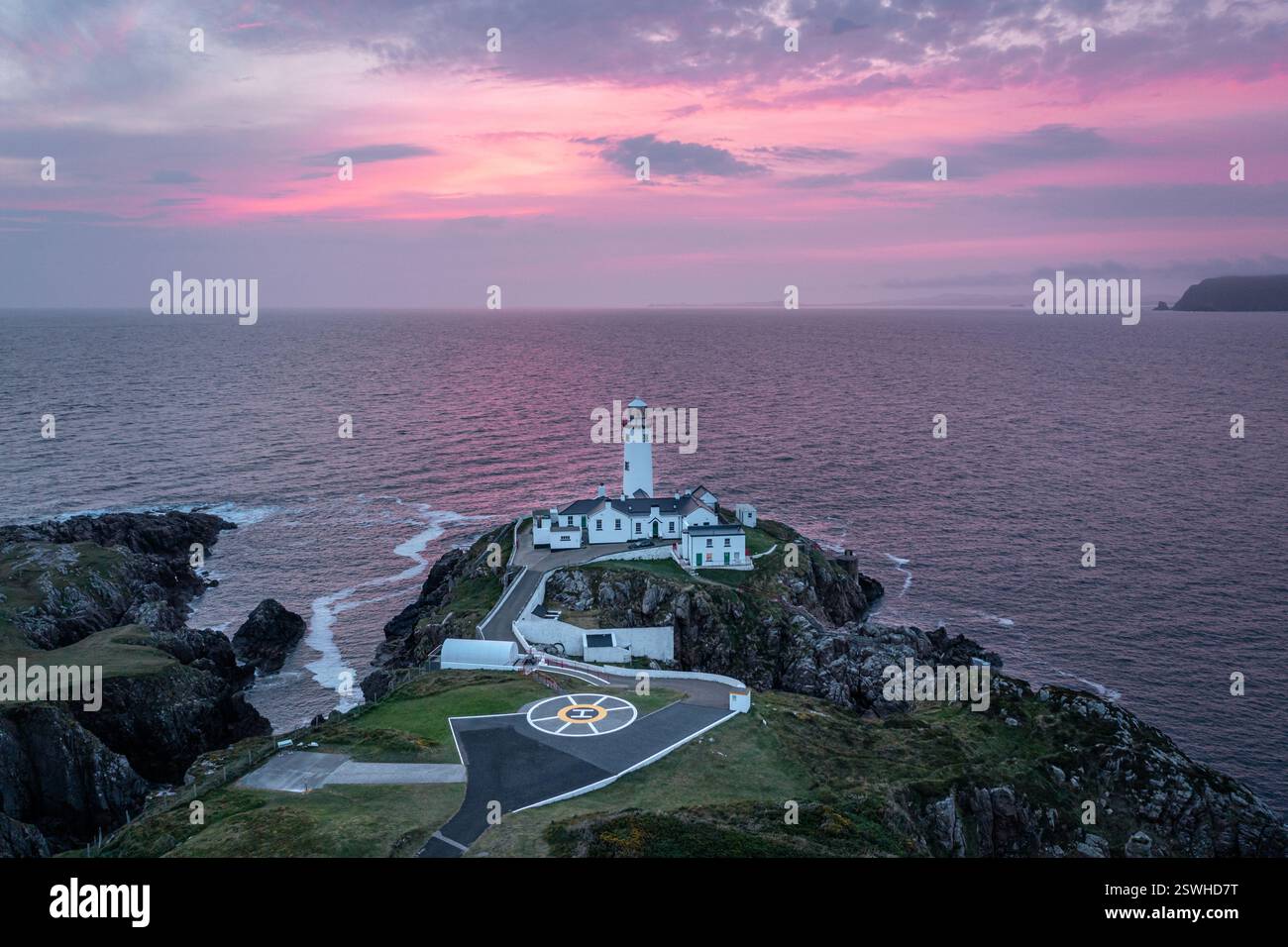 Aerial View of Fanad Lighthouse County Donegal, Ireland Stock Photo - Alamy