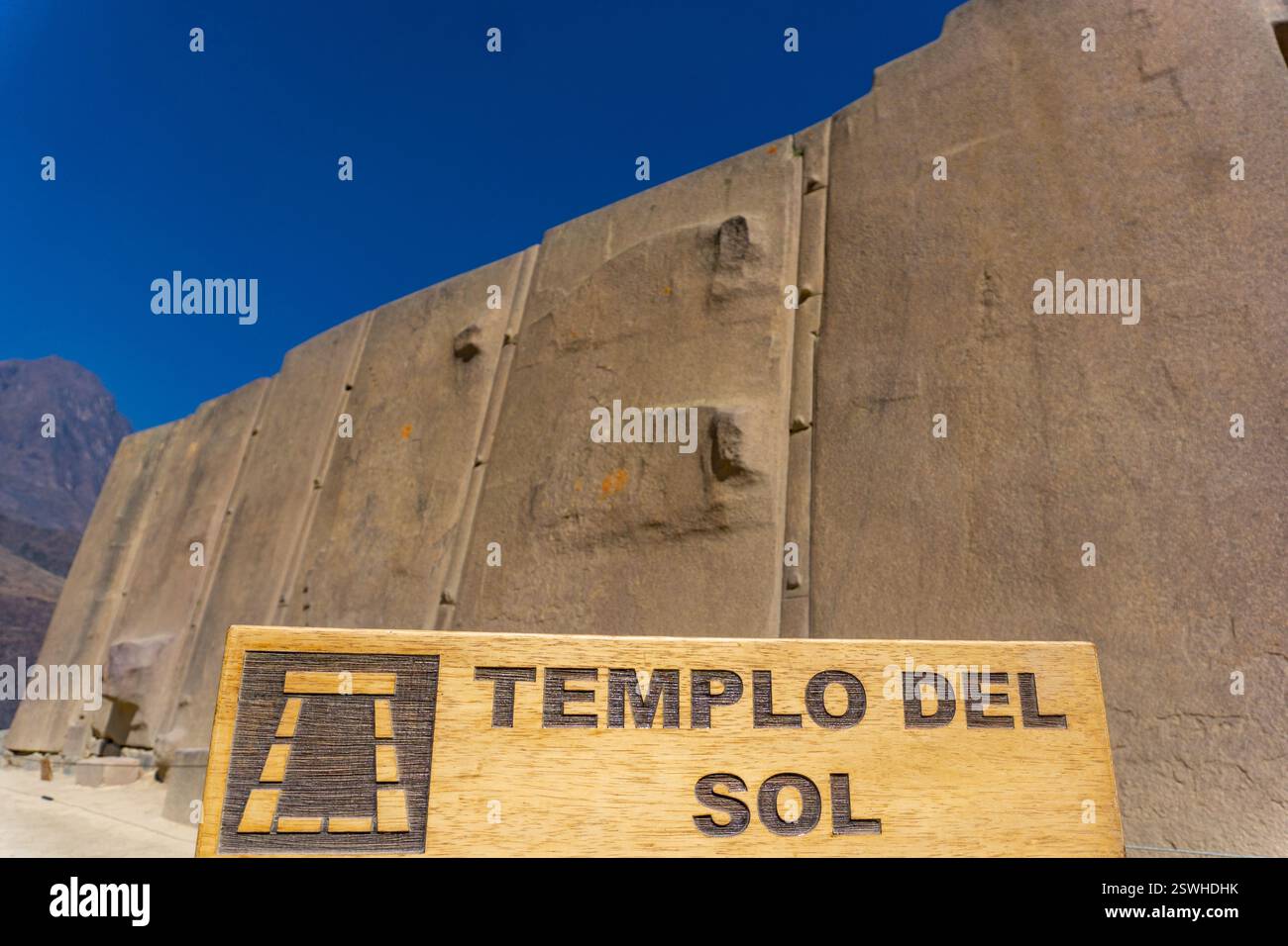 Inca Temple of the Sun in Ollantaytambo featuring unique stonework and ...