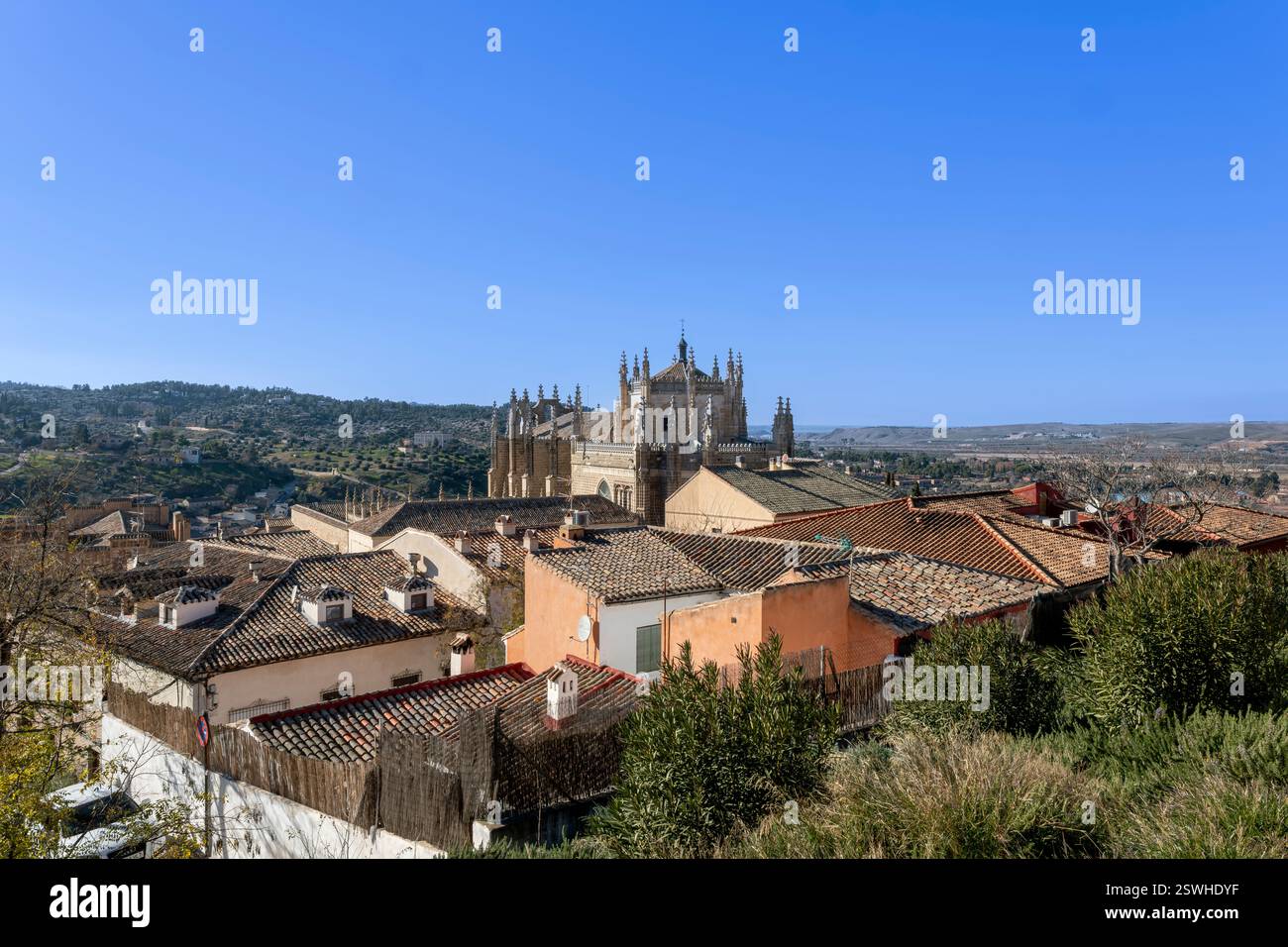 The Monastery of Saint John of the Monarchs rises high above the ...
