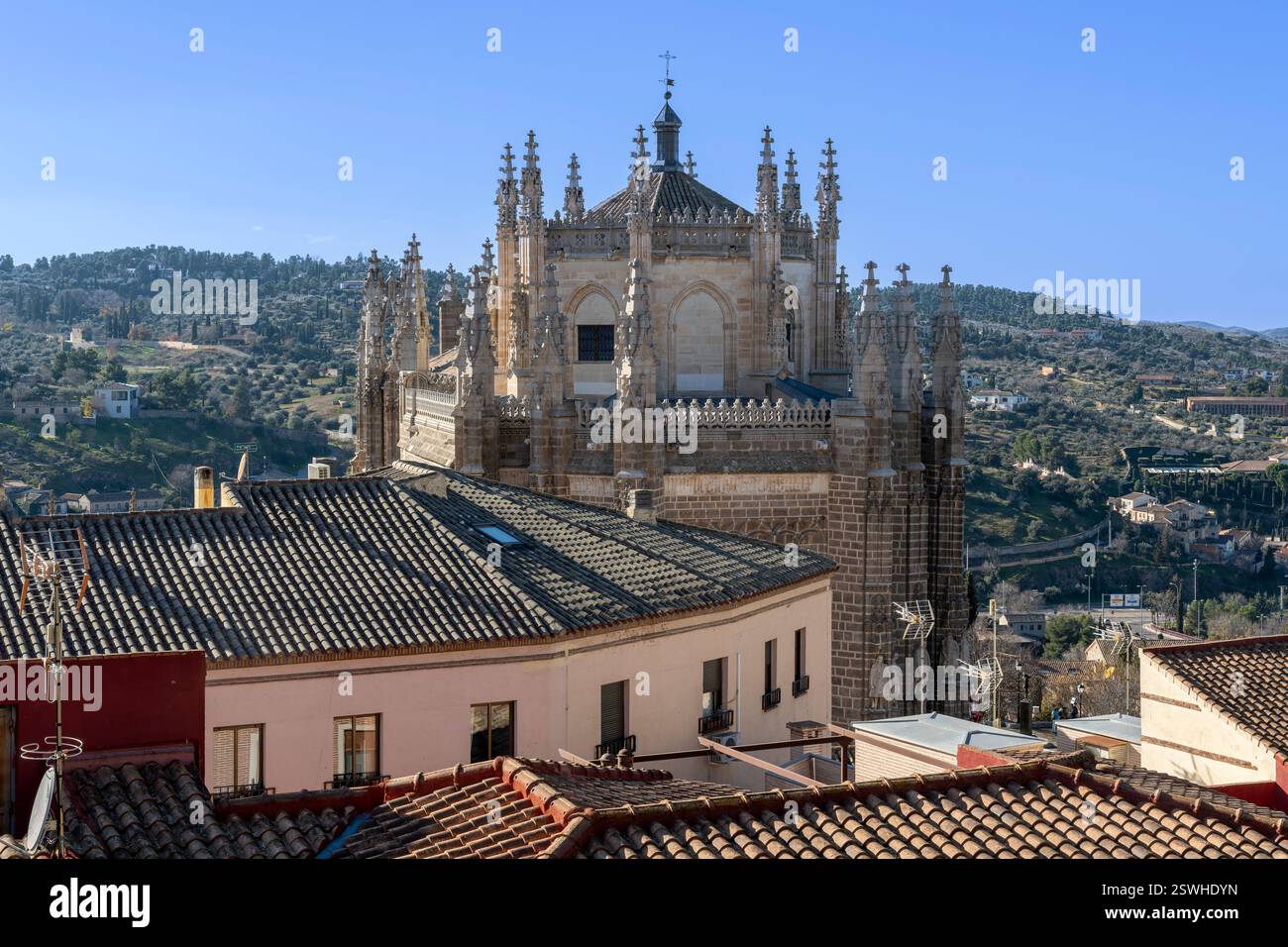 The Monastery of Saint John of the Monarchs rises high above the ...