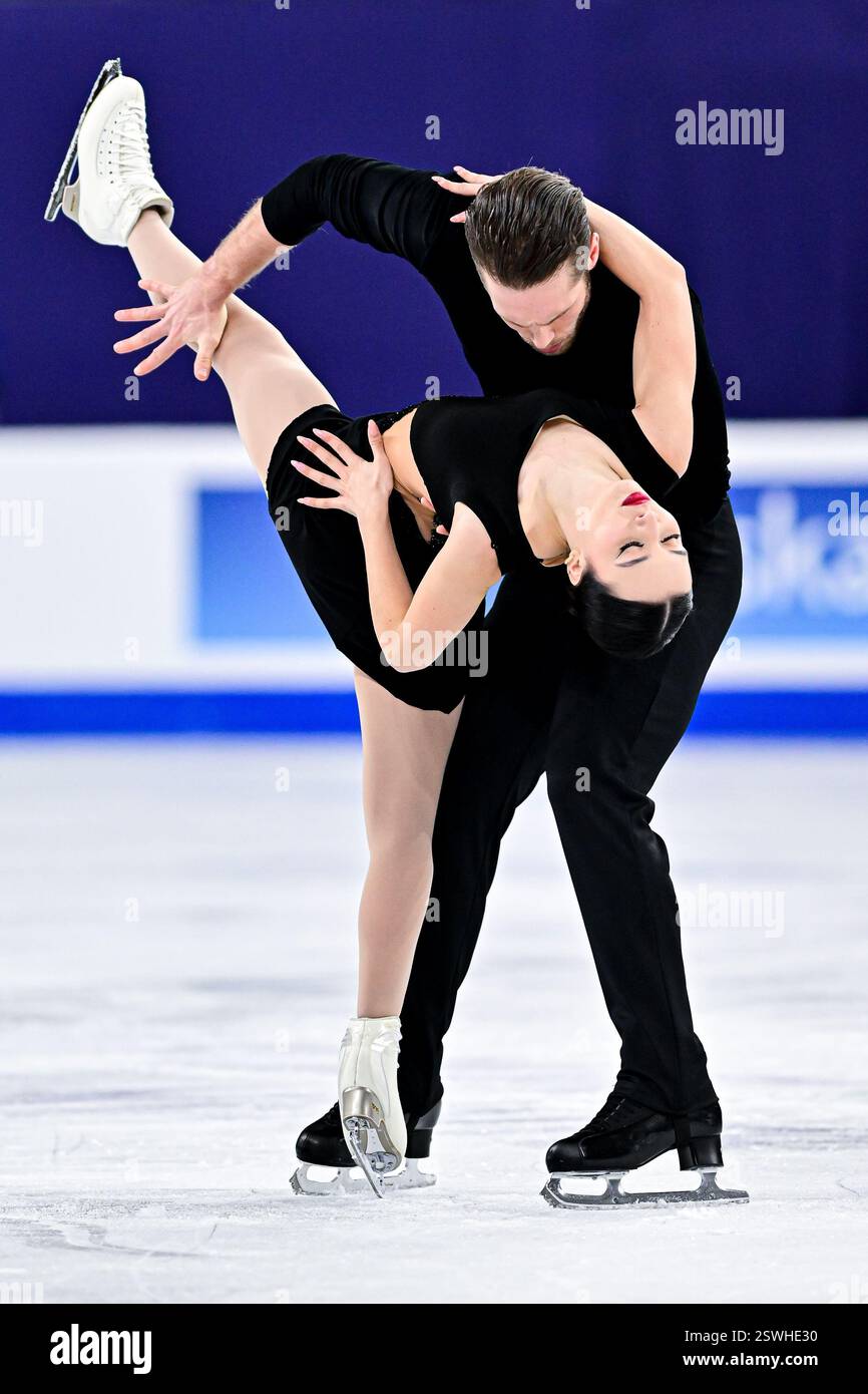 Lia PEREIRA & Trennt MICHAUD (CAN), during Pairs Free Skating, at the ...