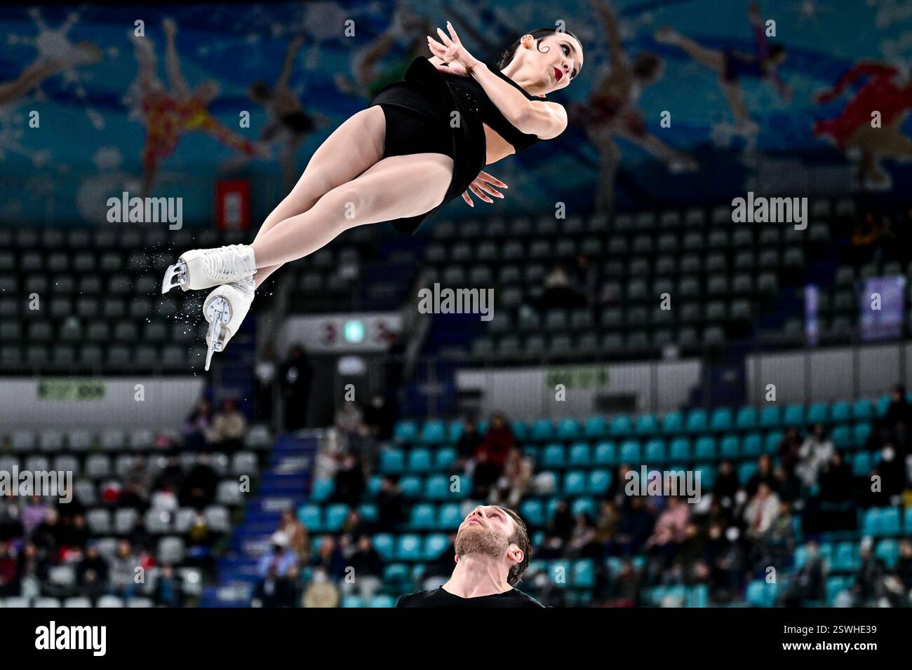 Lia PEREIRA & Trennt MICHAUD (CAN), during Pairs Free Skating, at the ...