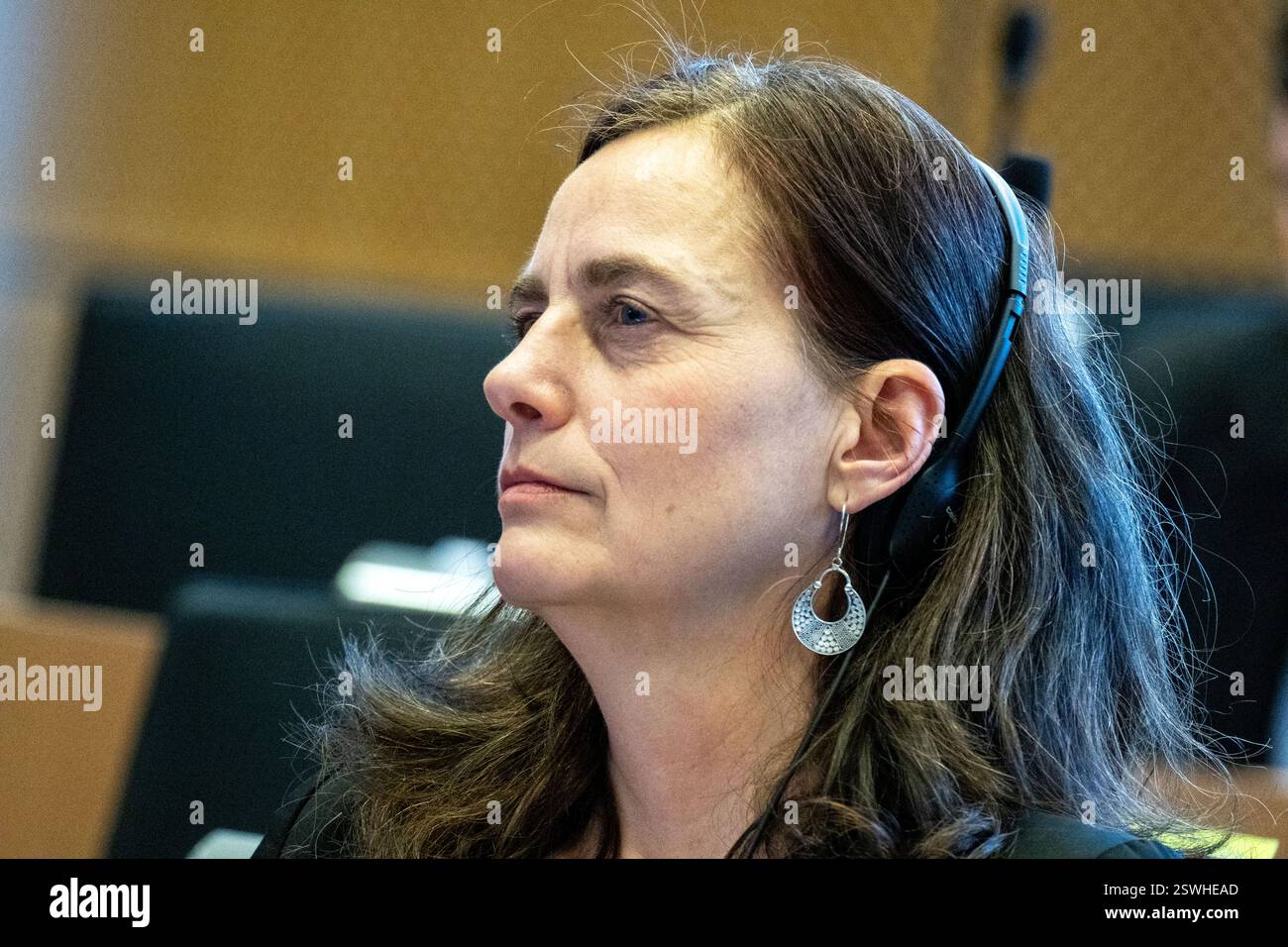 Alexandra Geese during an exchange of views with the Minister of Family ...