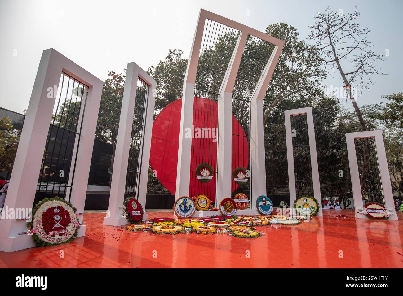 Dhaka, Bangladesh. 21st Feb, 2025. The martyr's monument Central ...
