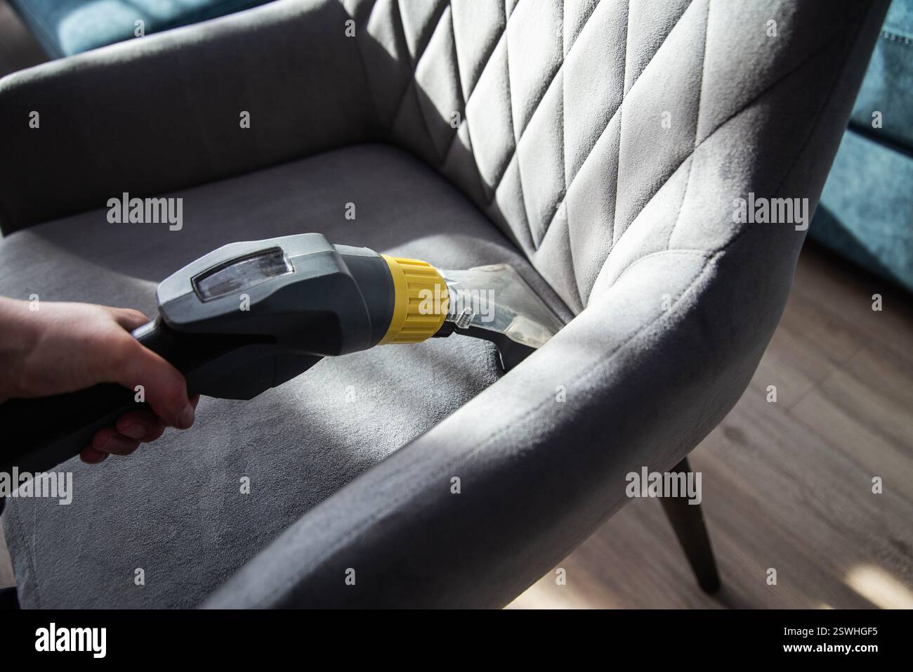 Services for washing and cleaning upholstered furniture with a vacuum ...