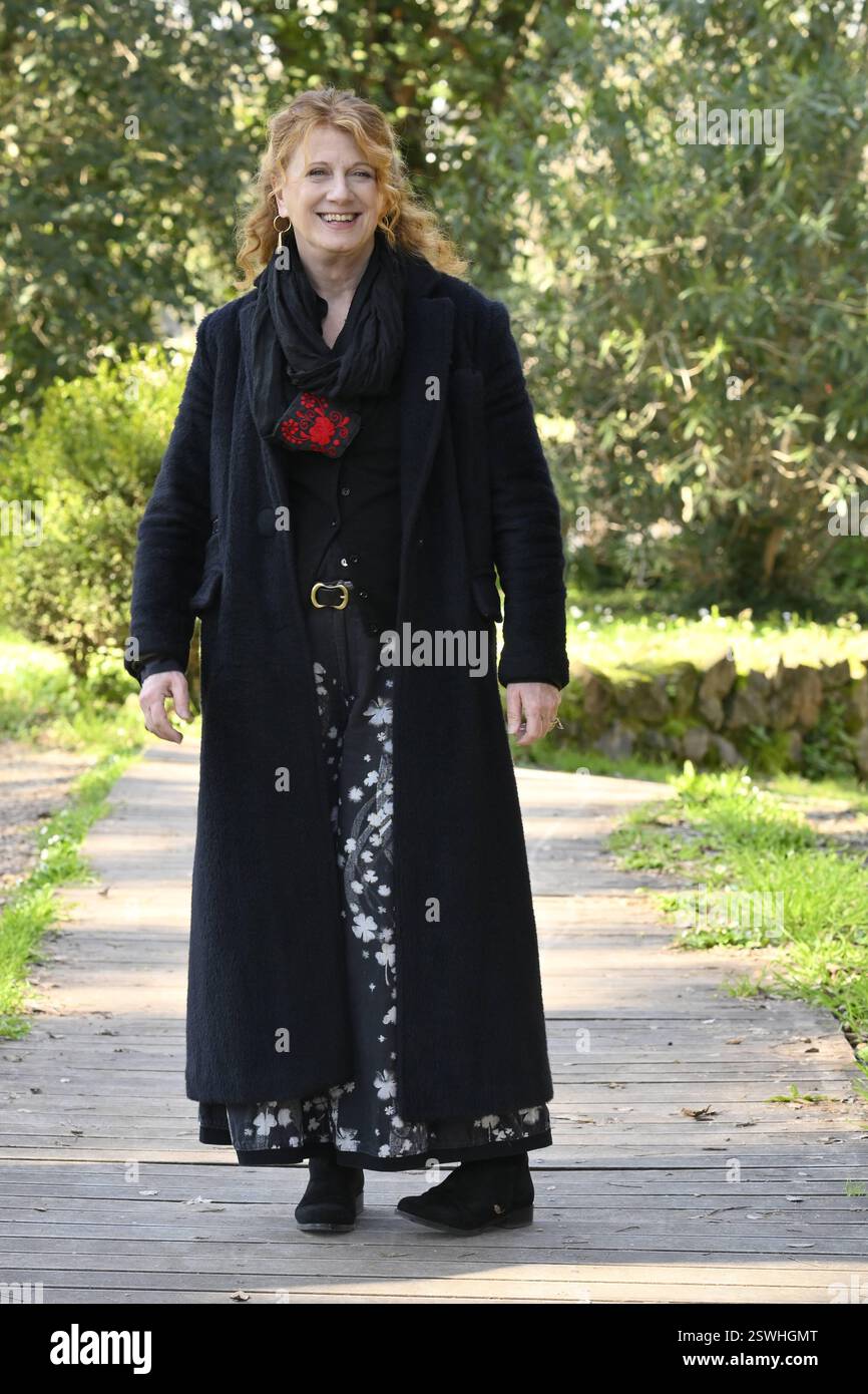 Rome: Casa del cinema. Photocall film Amiche Mai. In the photo: Angela ...