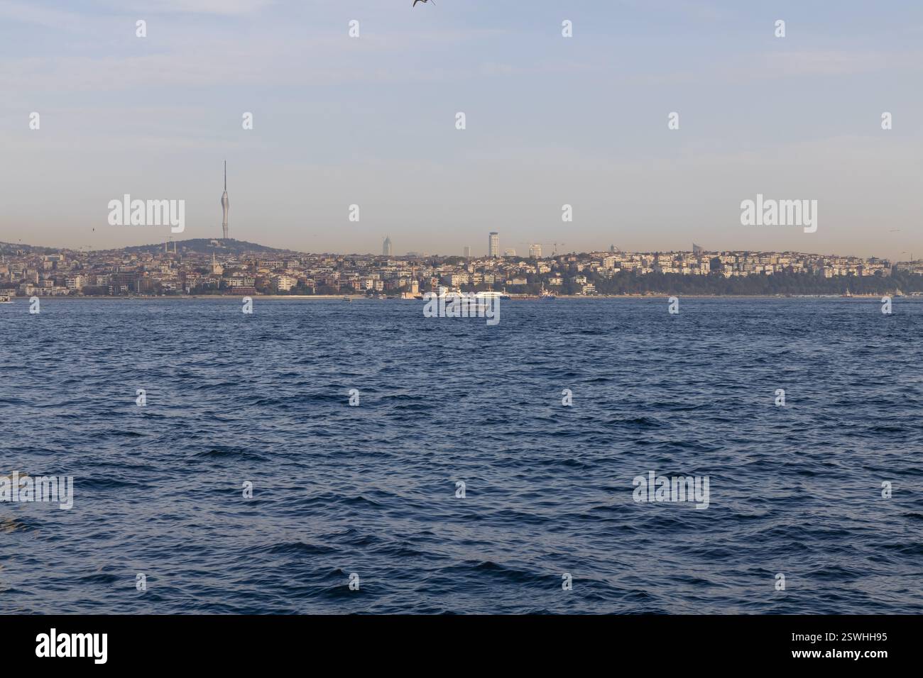 October 23, 2023, Istanbul Turkey. The Bosporus or Bosphorus Strait is ...