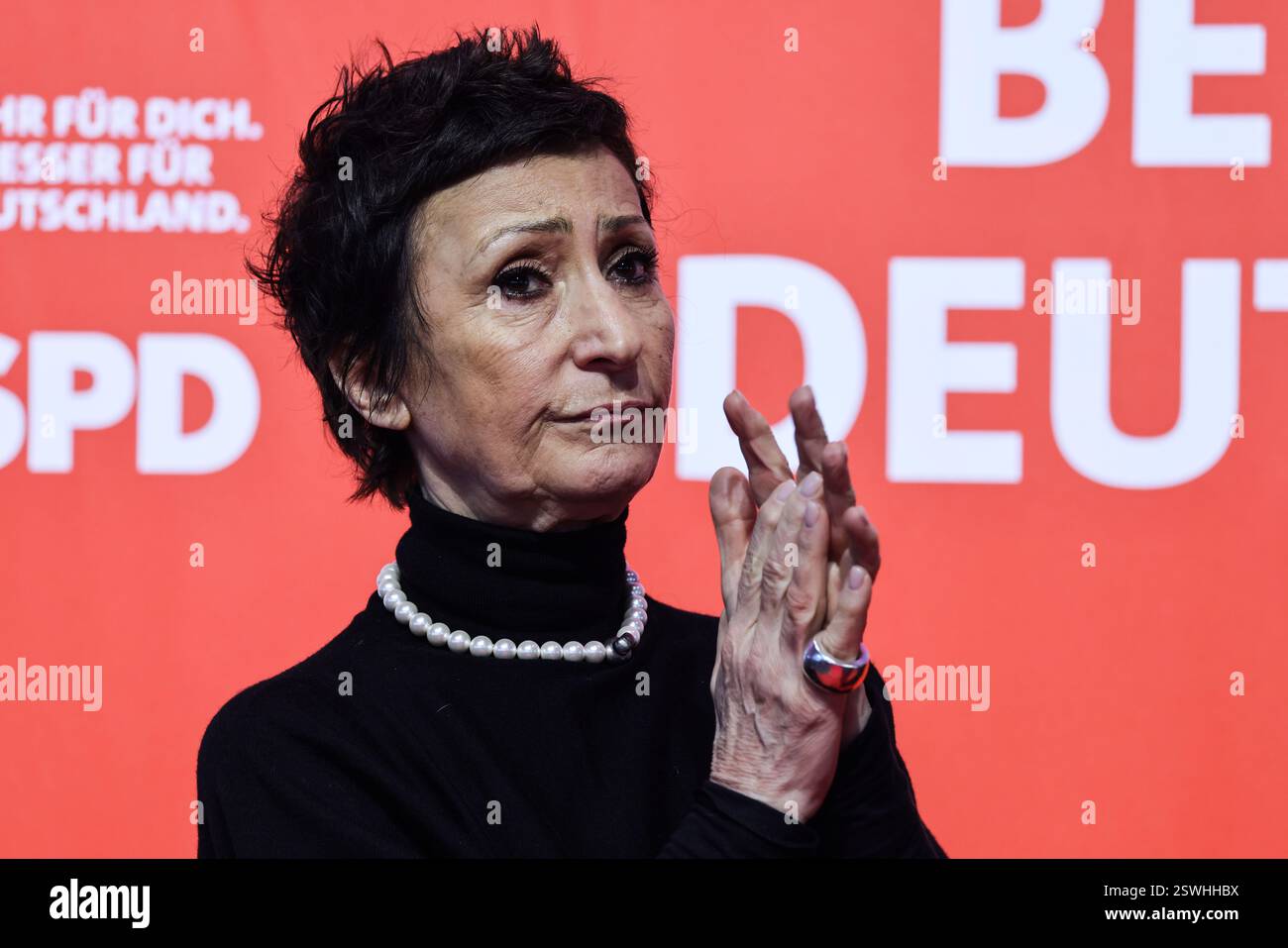 Cologne, Germany. 21st Feb, 2025. Renan Demirkan, constituency ...