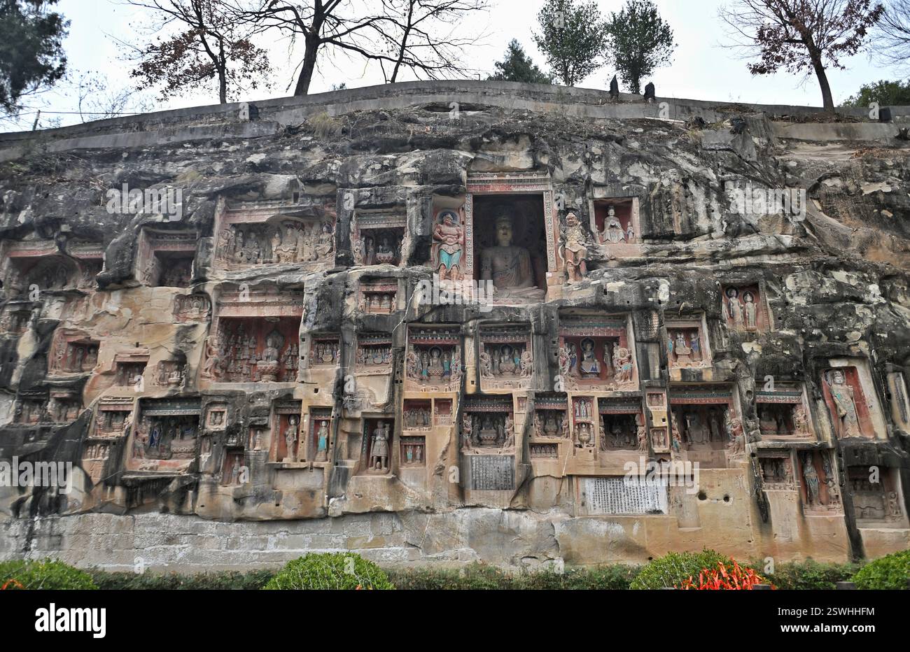 Bazhong. 19th Feb, 2025. This photo taken on Feb. 19, 2025 shows a view ...