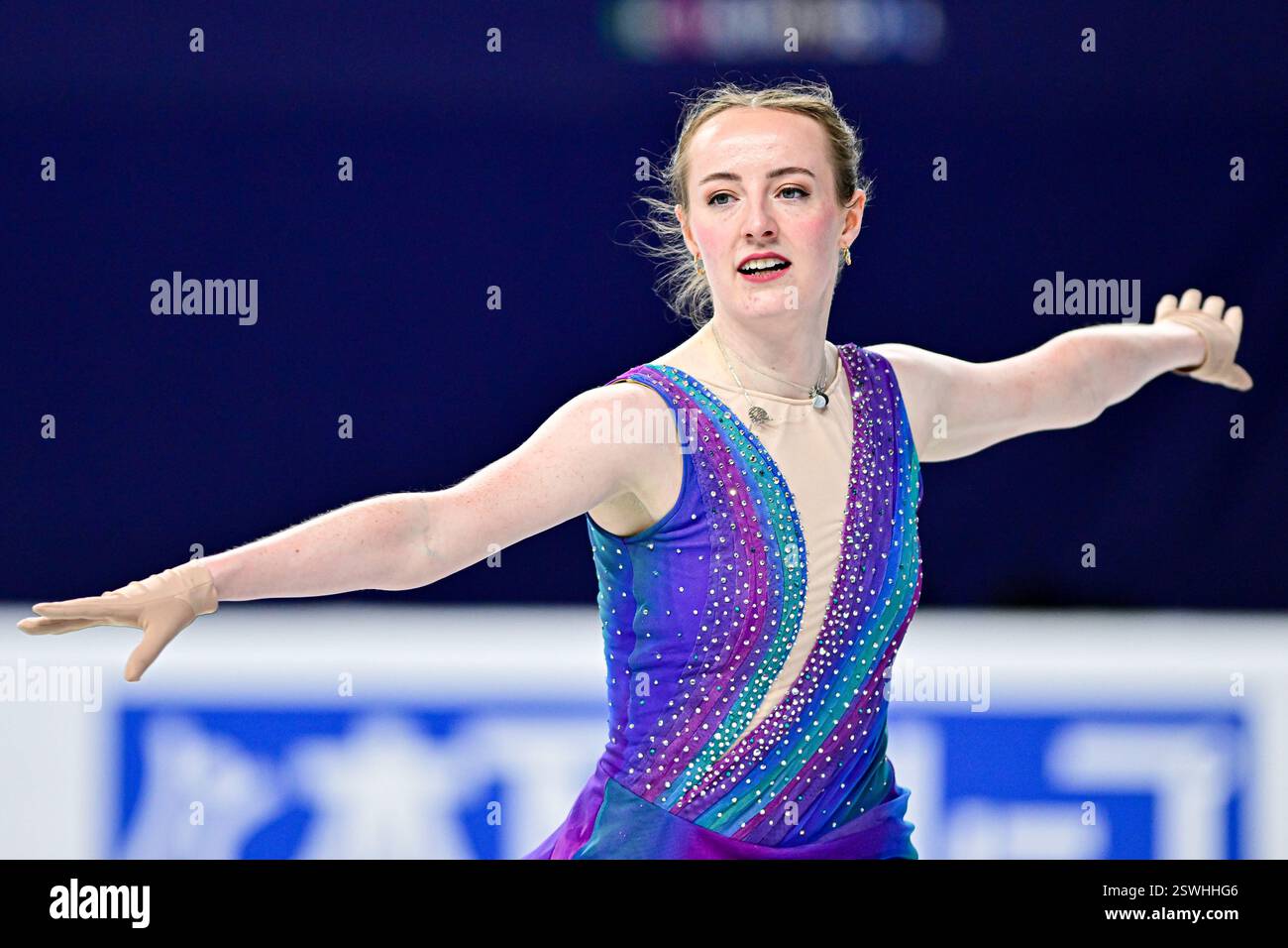 Katherine MEDLAND SPENCE (CAN), during Women Short Program, at the ISU ...