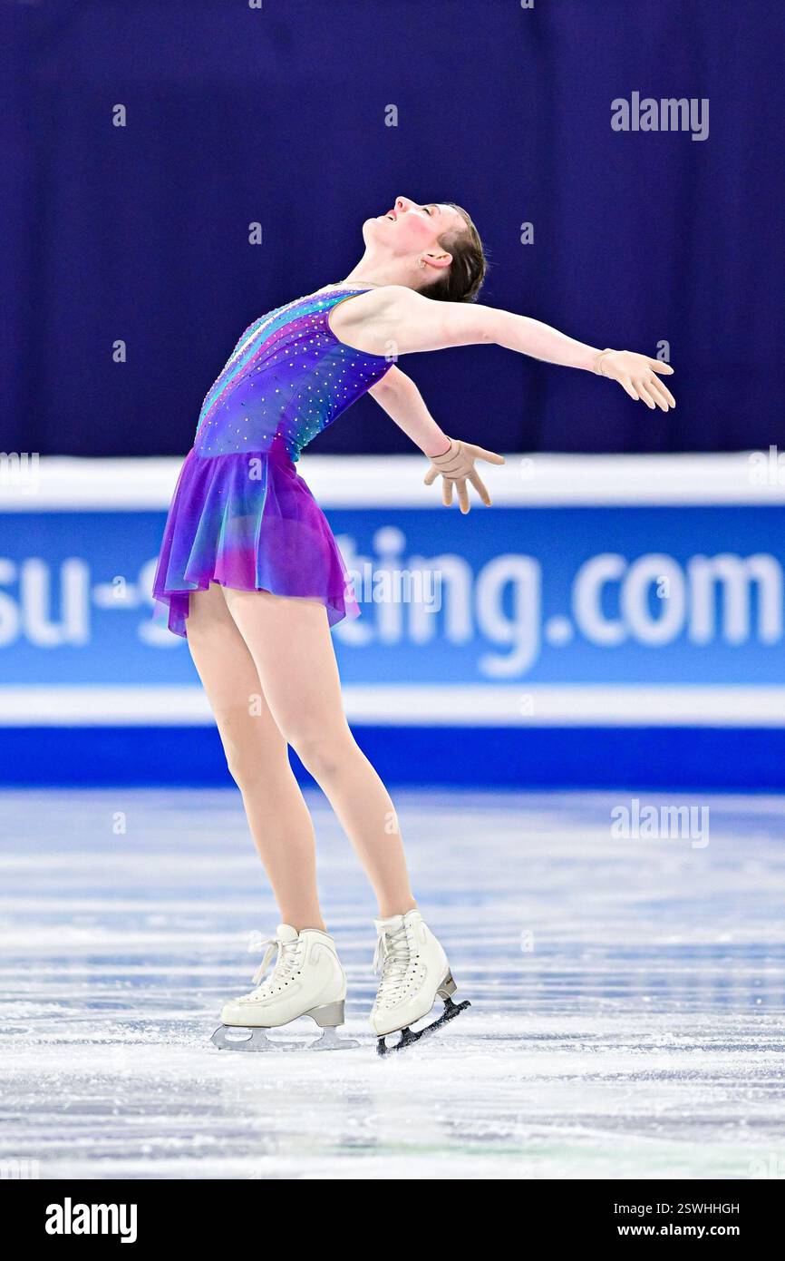 Katherine MEDLAND SPENCE (CAN), during Women Short Program, at the ISU ...