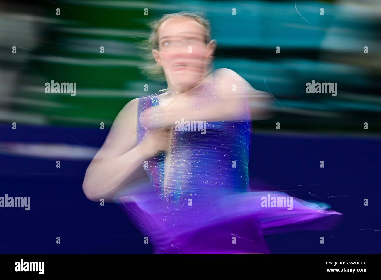 Katherine MEDLAND SPENCE (CAN), during Women Short Program, at the ISU ...
