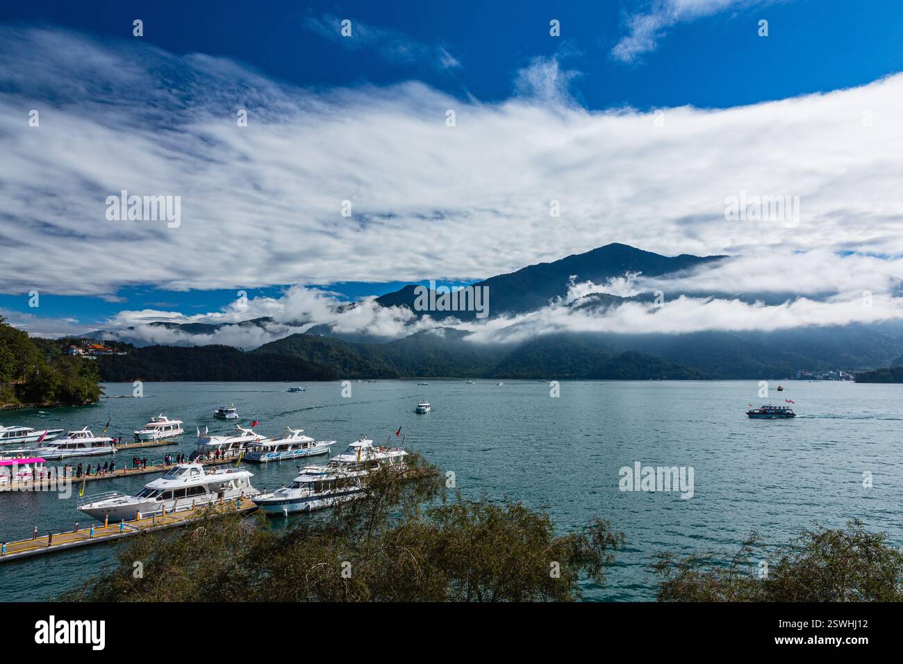 Scenery of Sun Moon Lake, Taiwan Stock Photo - Alamy