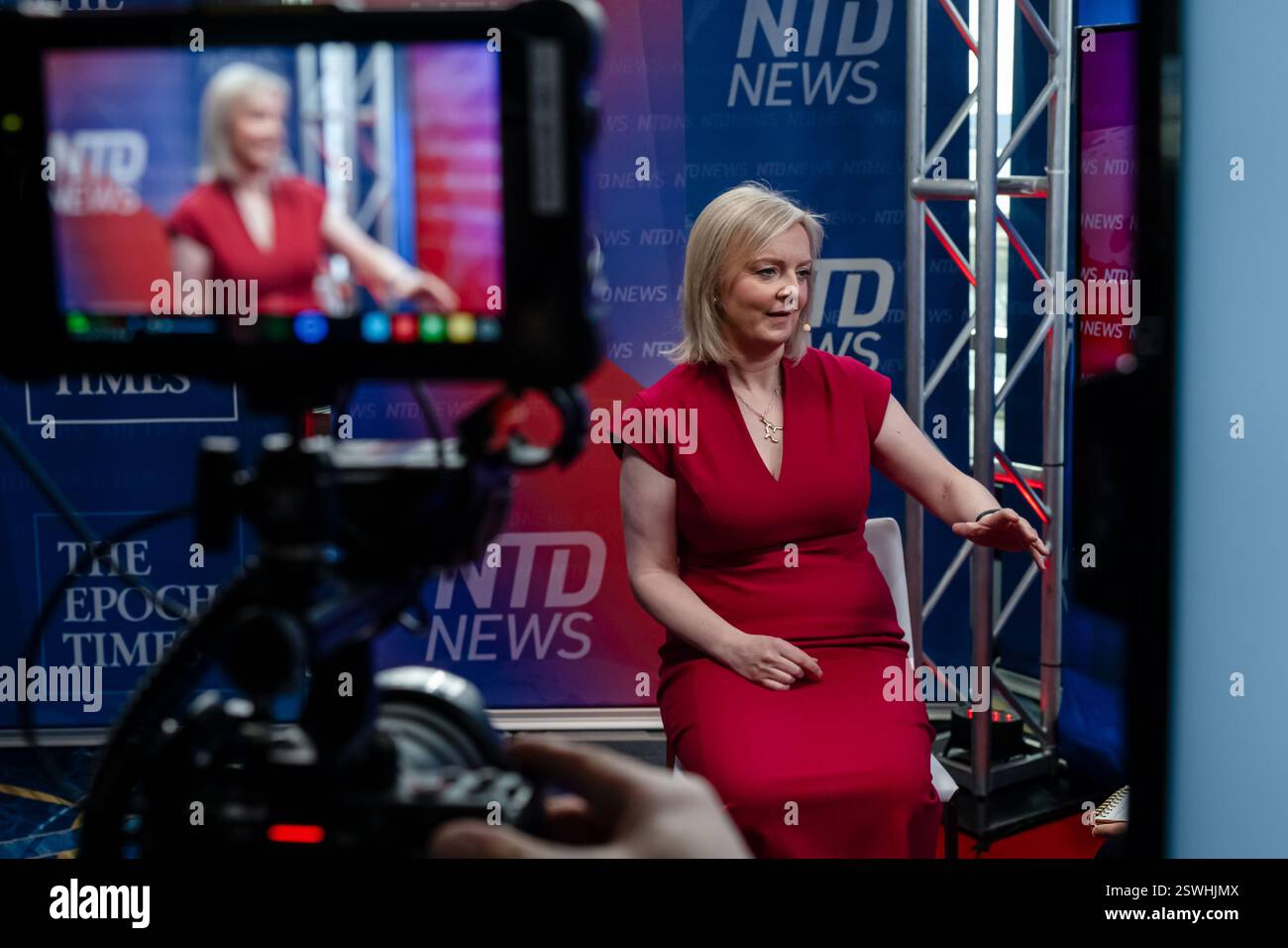 Washington Dc, USA. 20th Jan, 2025. Former British Prime Minister, Liz ...