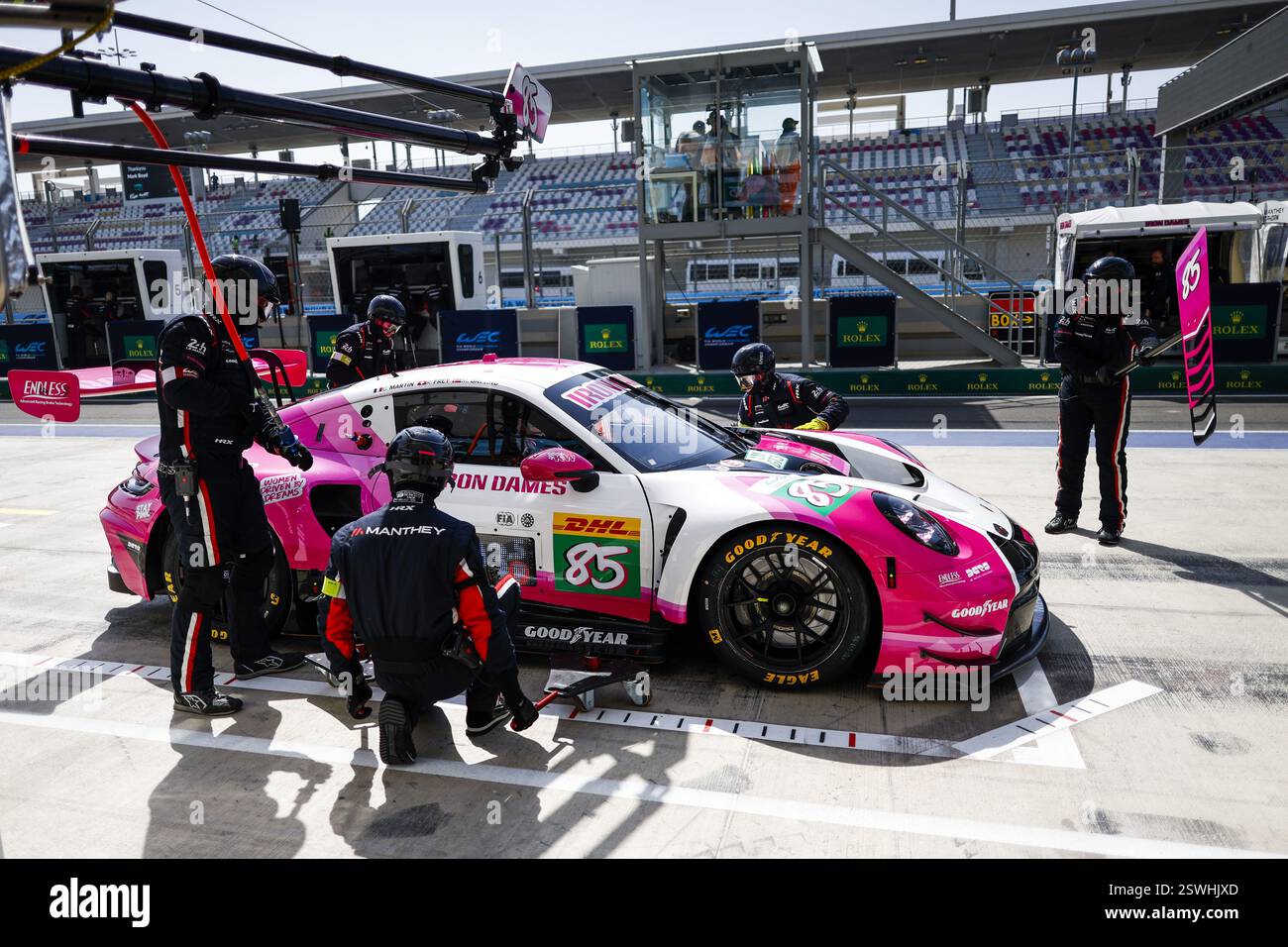 85 FREY Rahel (swi), GATTING Michelle (dnk), MARTIN Celia (fra), Iron Dames, Porsche 911 GT3 R ...