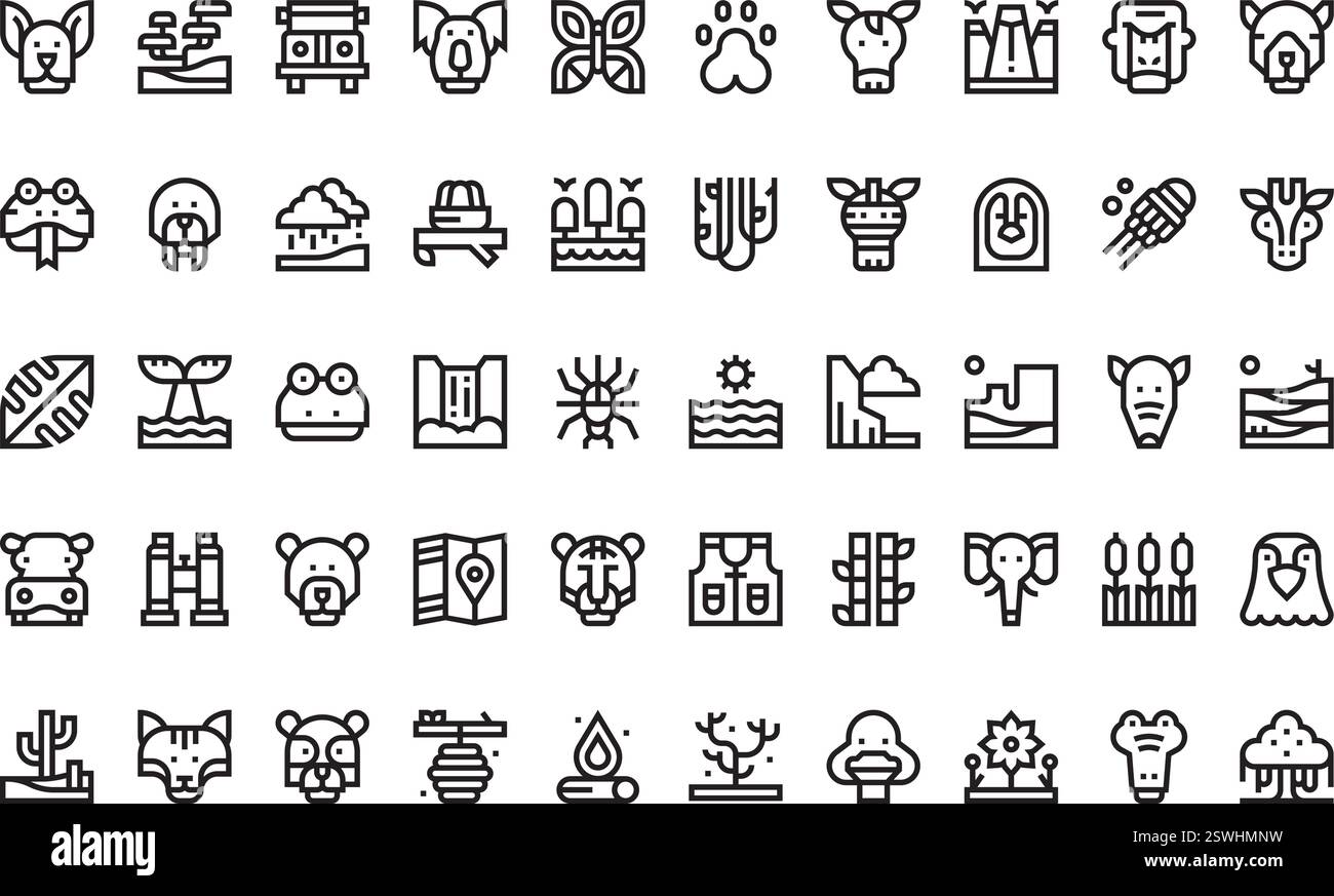 Wildlife icons High-Quality Vector Icons Collection with Editable ...