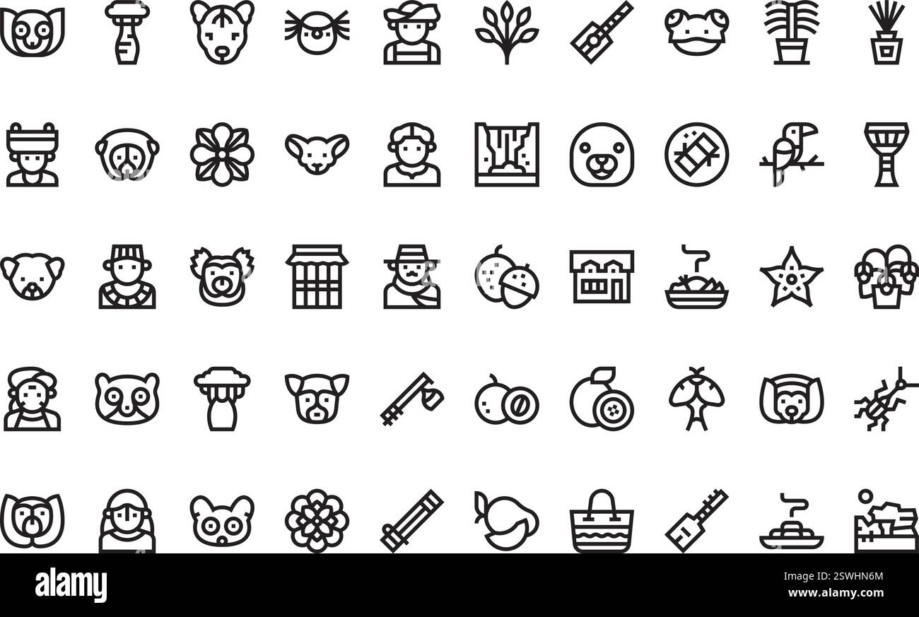 Madagascar icons High-Quality Vector Icons Collection with Editable ...