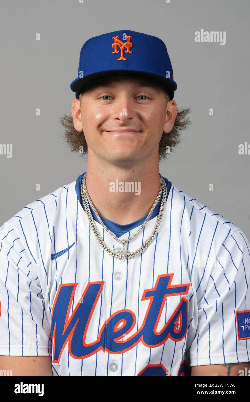 This is a 2025 photo of Jett Williams of the New York Mets baseball ...