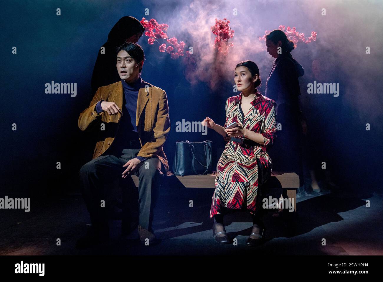 Japanese actor Yuya Tanaka and British-Japanese actor, Aisha Goodman ...