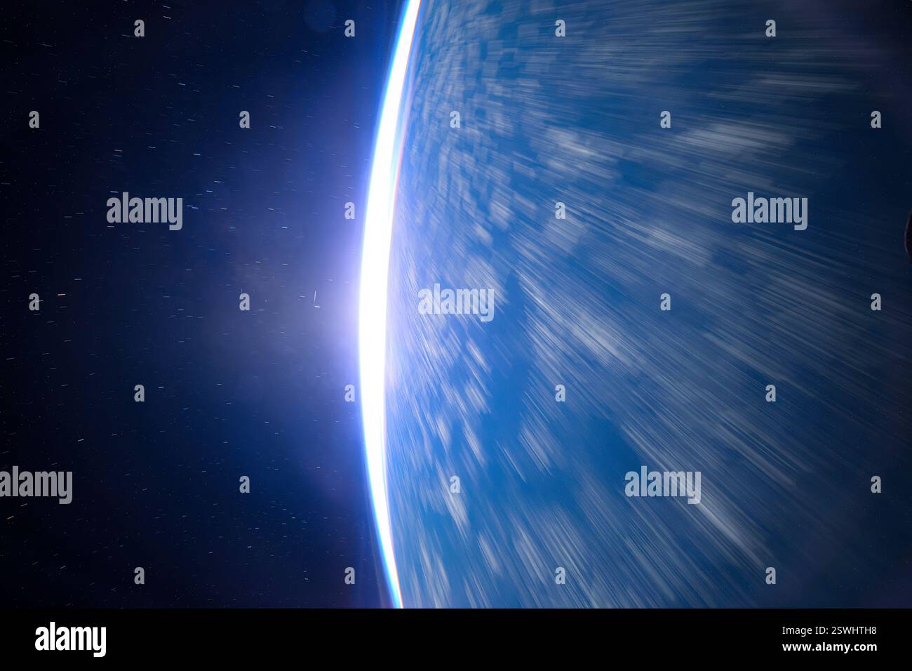 Sunrise view of earth from space hi-res stock photography and images ...