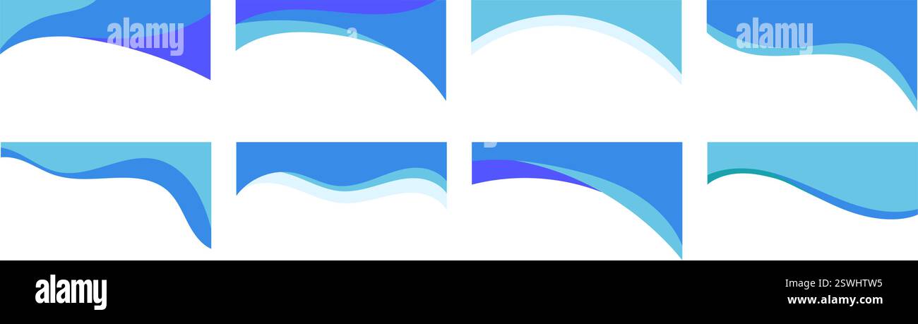 Minimalist motion graphic smooth curved Stock Vector Images - Alamy