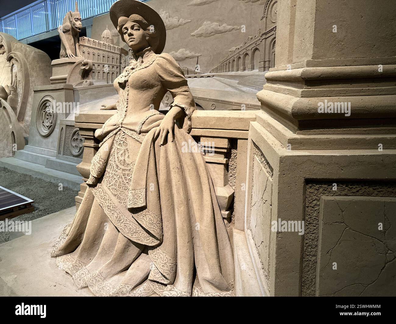 The Sand Museum Tottori Sand Dunes Stock Photo - Alamy