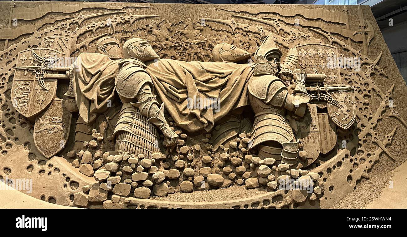 The Sand Museum Tottori Sand Dunes Stock Photo - Alamy