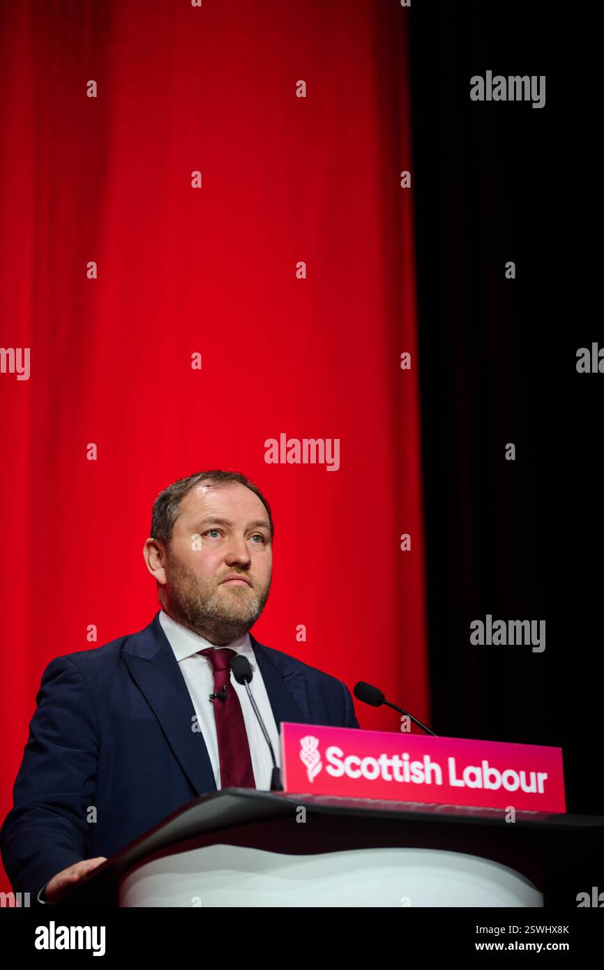 Glasgow Scotland, UK 21 February 2025. Secretary of State for Scotland ...