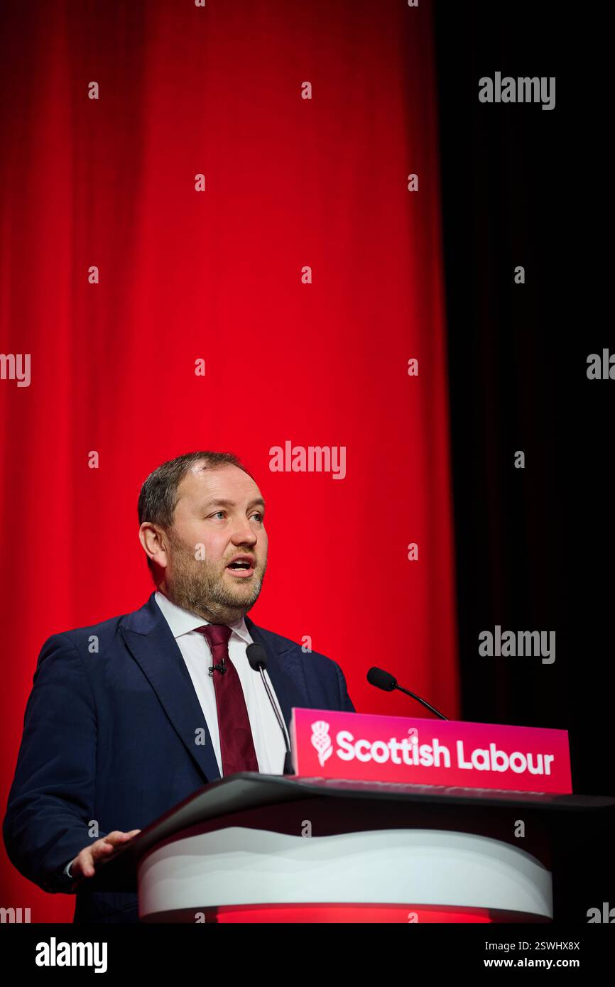 Glasgow Scotland, UK 21 February 2025. Secretary of State for Scotland ...