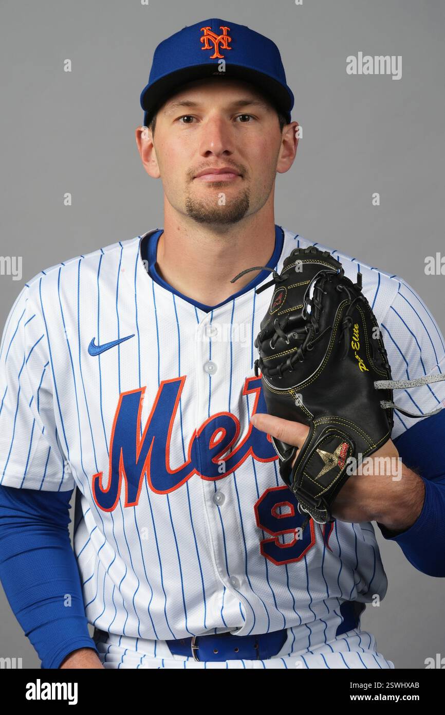 This is a 2025 photo of Hayden Senger with the New York Mets baseball ...