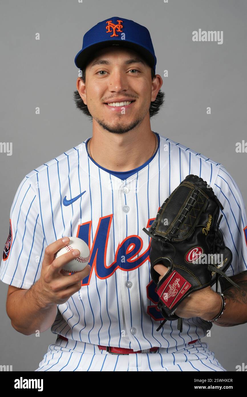 This is a 2025 photo of Dominic Hamel of the New York Mets baseball ...