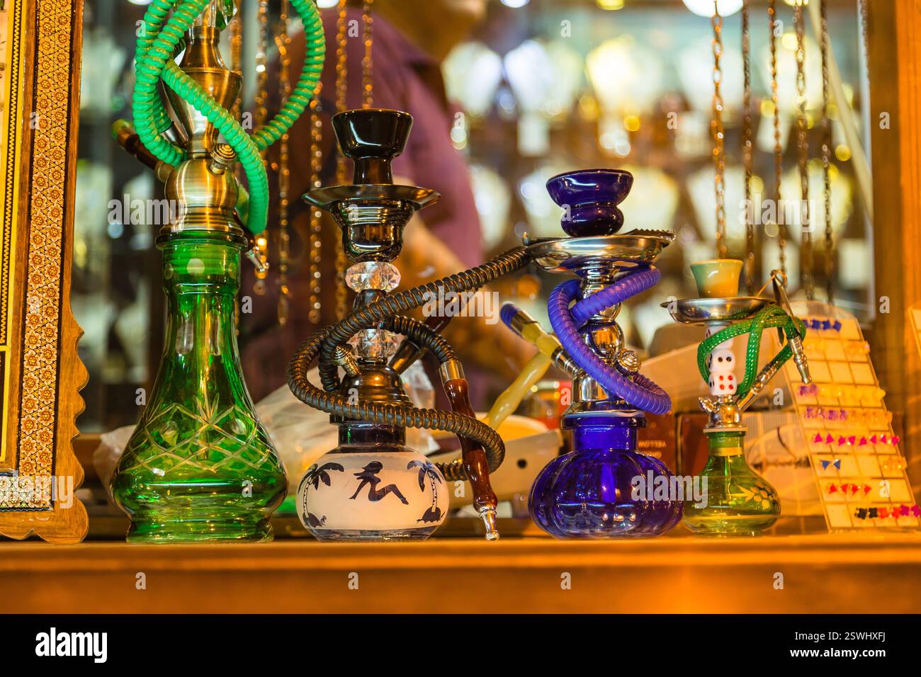 Shisha sold at the bazaar of Shiraz, Iran Stock Photo - Alamy