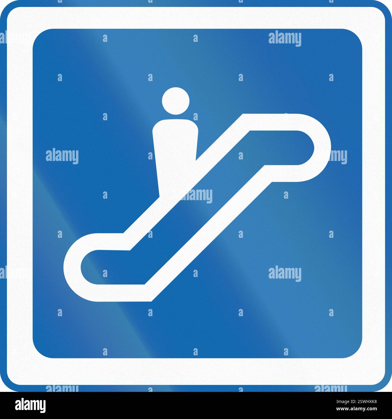 Road sign in Japan - Escalator symbol Stock Photo - Alamy