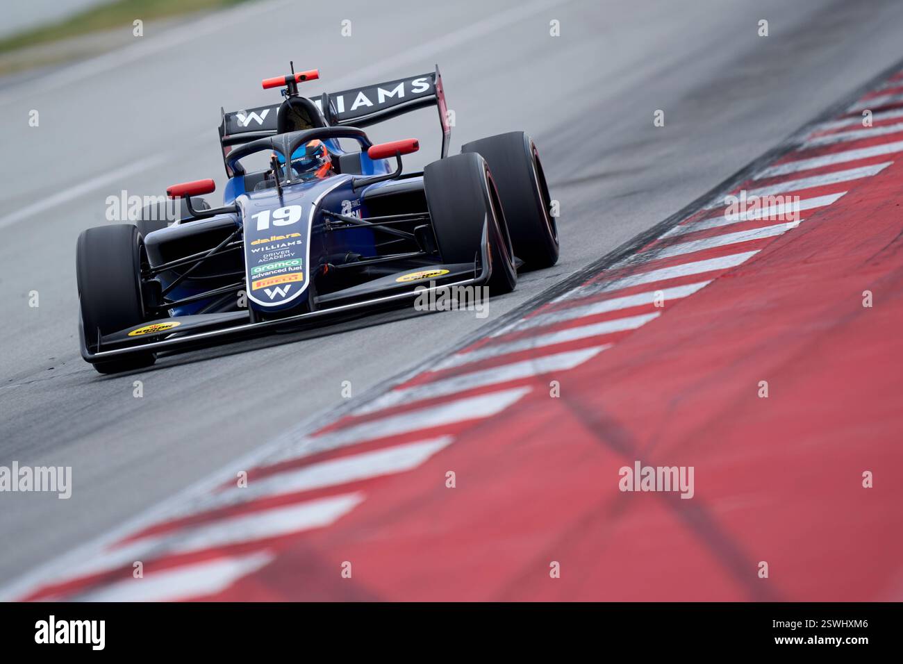 BARCELONA, SPAIN - FEBRUARY 20: Alessandro Giusti of France and MP ...