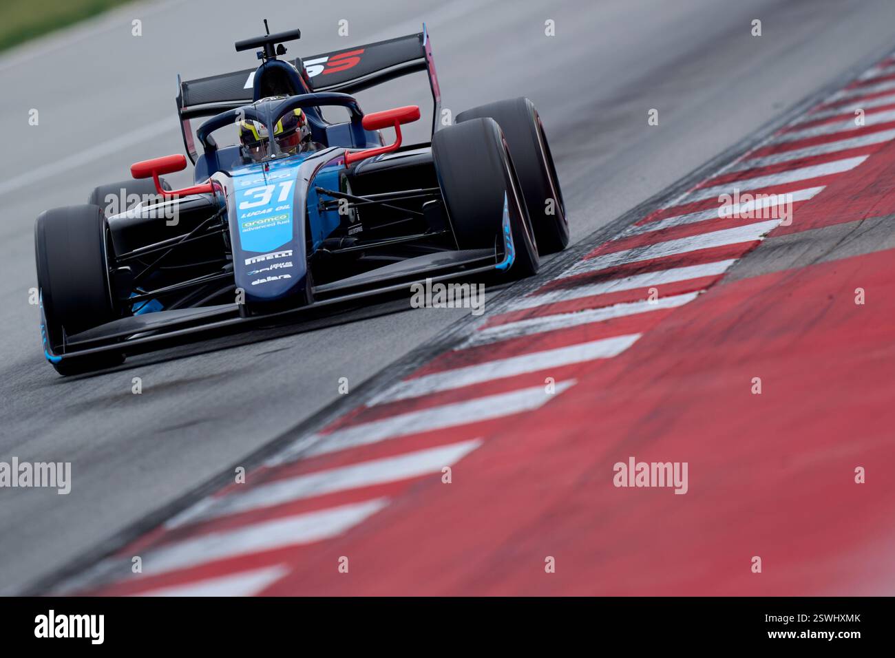 BARCELONA, SPAIN - FEBRUARY 20: Christian Ho of Singapore and DAMS ...