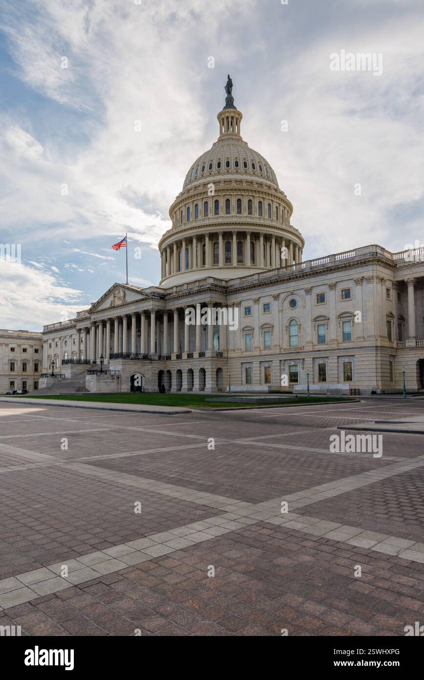The iconic United States Capitol building, an emblem of American ...