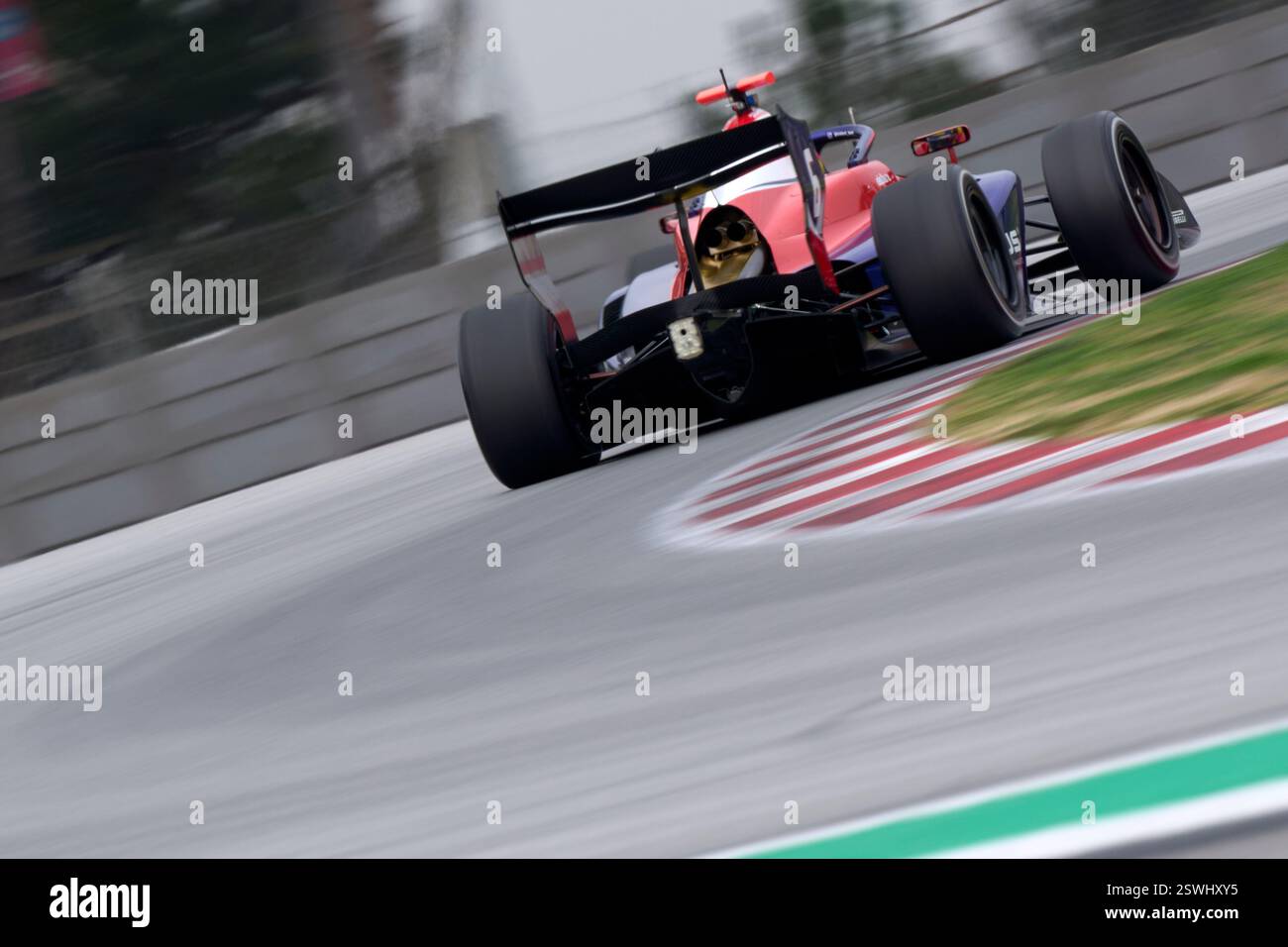 BARCELONA, SPAIN - FEBRUARY 20: Charlie Wurz of Austria and Trident (6 ...
