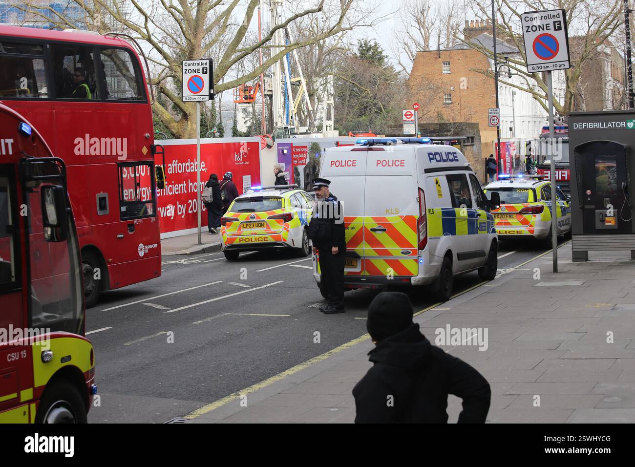 FLAT FIRE IN PEABODY ESTATE SW6 FULHAM LONDON - Friday 21 February 2025 ...