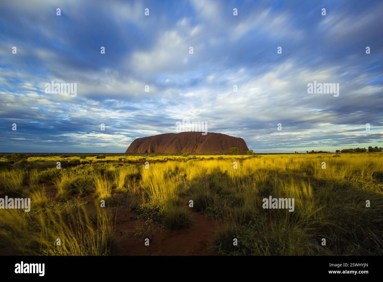 Ayers Rock in Uluru Kata Tjuta National Park in Red Center, Australia ...