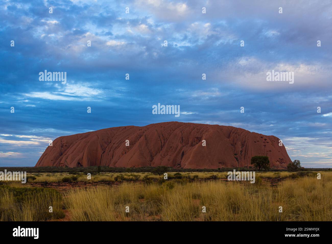 Ayers Rock in Uluru Kata Tjuta National Park in Red Center, Australia ...