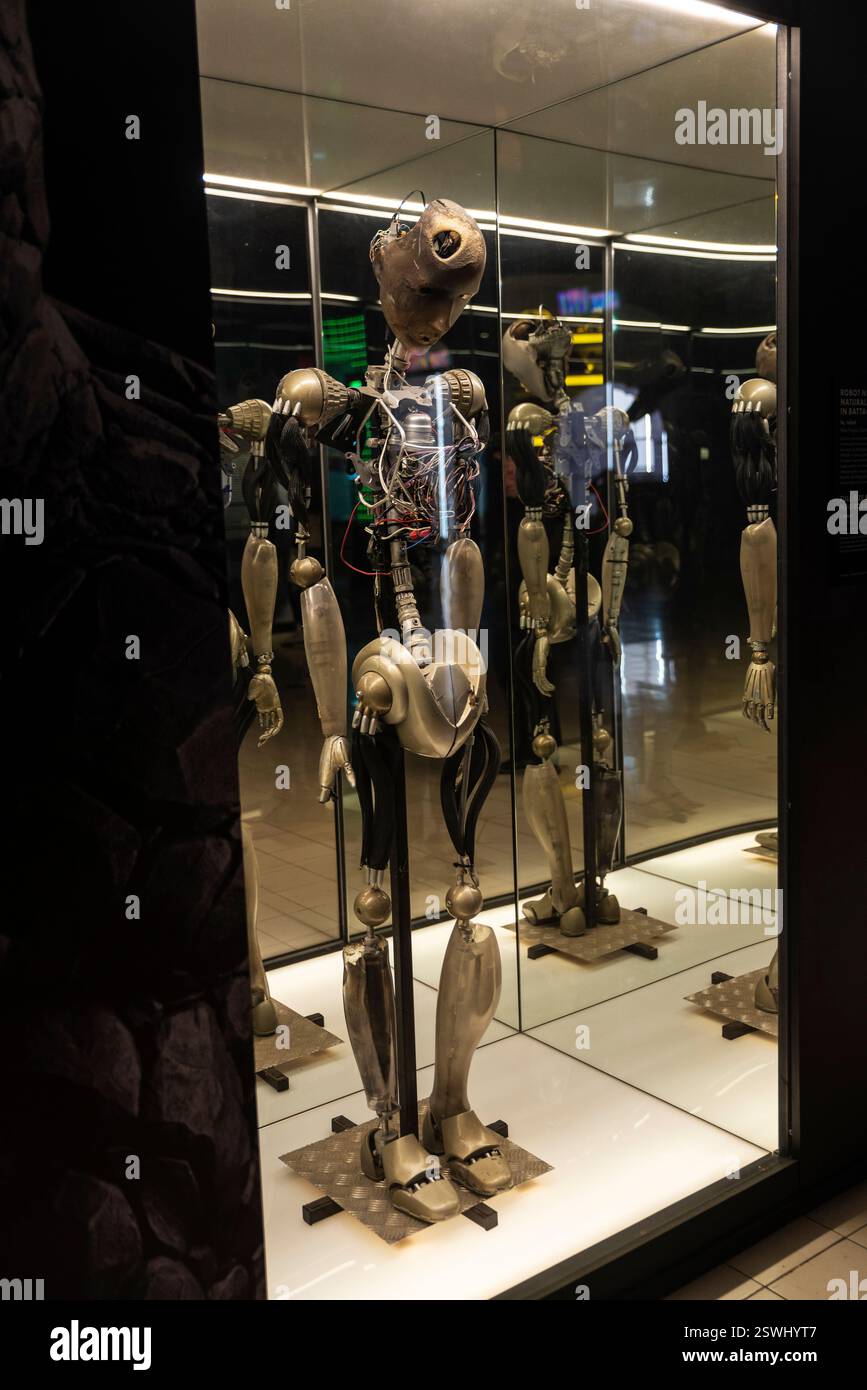 Turin, Italy - November 25, 2024: I Robot costume exhibited at the ...